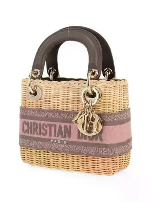 Dior 2020s Lady Wicker Mini Bag