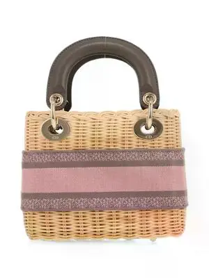 Dior 2020s Lady Wicker Mini Bag