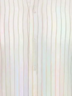 Isaia Striped Long-sleeve Shirt