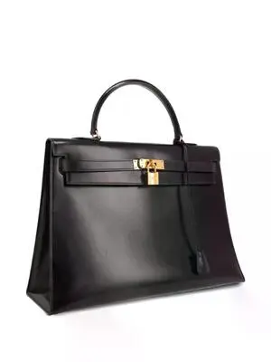 Hermès 1981 Kelly 35 Tote Bag - Black