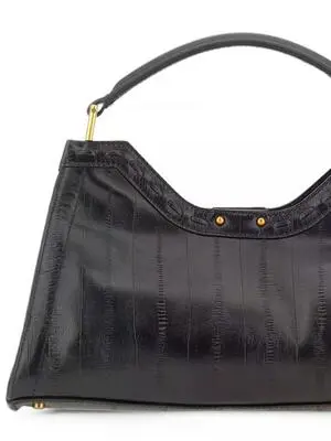GIANNI CHIARINI Aurora Eel-print Shoulder Bag