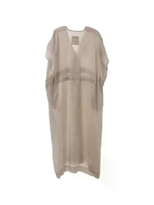 UMA WANG Acre Drawstring-waist Midi Dress