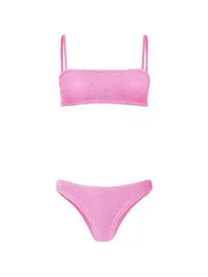Hunza G Gigi Spaghetti-strap Bikini - Pink