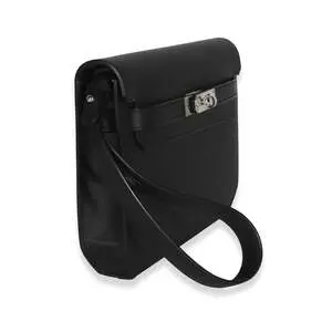 Hermès Epsom Kelly Depeches 25 Clutch With Palladium Hardware