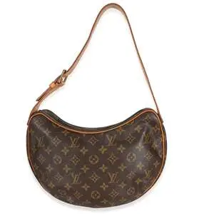 LOUIS VUITTON Monogram Canvas Croissant Mm - Brown