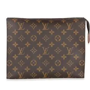 LOUIS VUITTON Monogram Canvas Toiletry Pouch 26 - Brown
