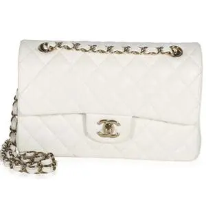 CHANEL Chanel Quilted Caviar Small Classic Double Flap Bag