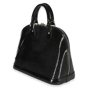 LOUIS VUITTON Epi Electric Alma Pm Handbag - Black