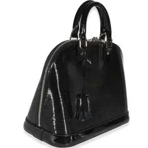 LOUIS VUITTON Epi Electric Alma Pm Handbag - Black