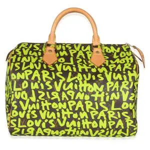 LOUIS VUITTON X Stephen Sprouse Monogram Canvas Graffiti Speedy 30