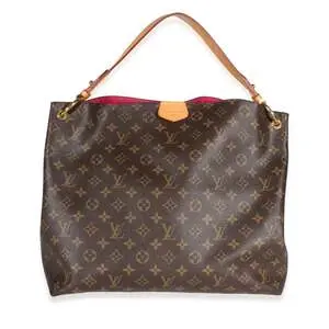 LOUIS VUITTON Monogram Canvas Graceful Mm Shoulder Bag - Brown