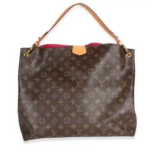 LOUIS VUITTON Monogram Canvas Graceful Mm Shoulder Bag - Brown