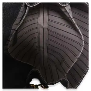 LOUIS VUITTON Monogram Empreinte Pochette Metis Shoulder Bag - Black