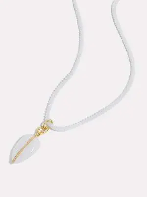 BY PARIAH Diamond Aura Necklace With Jasper Pendant