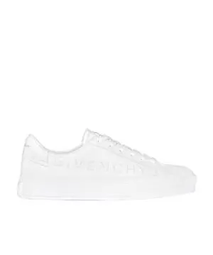 Givenchy City Sport Sneakers In Leather - White