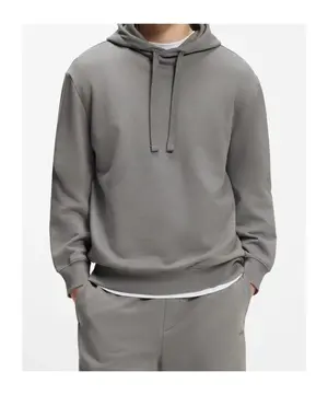 Hugo Boss Cotton-terry Hoodie With Logo Print