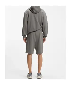 Hugo Boss Cotton-terry Hoodie With Logo Print