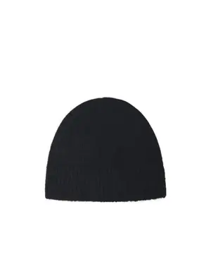 Dries Van Noten Ribbed Knit Beanie - Black