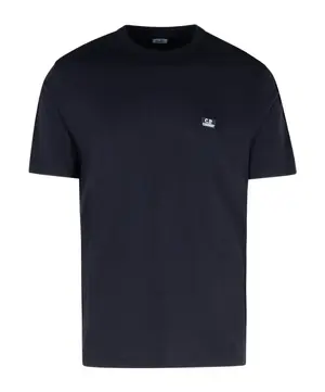 C.P. COMPANY Logo Patch Crewneck T-shirt