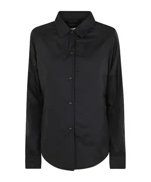 Aspesi Glue Press-stud Overshirt - Black