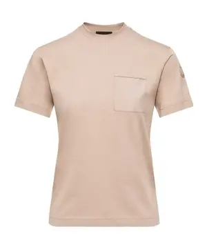 Moncler Cotton Jersey T-shirt With Pleated Pocket