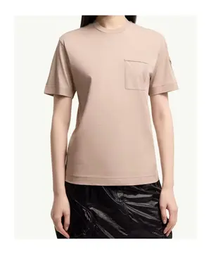 Moncler Cotton Jersey T-shirt With Pleated Pocket
