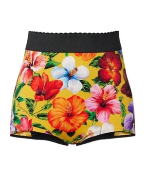 Dolce & Gabbana Floral Silk-blend Shorts - Multicolor