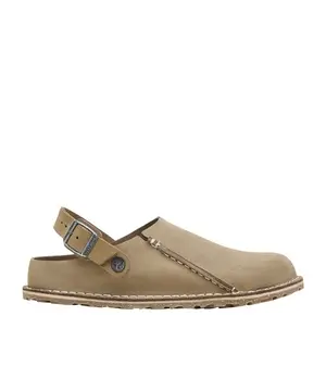 BIRKENSTOCK Lutry Suede Sandals - Brown