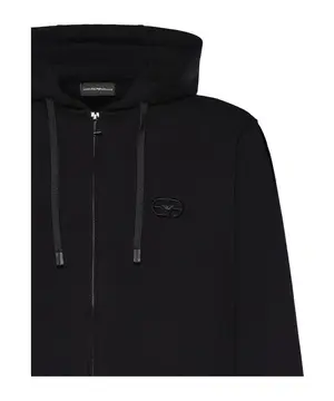 Emporio Armani Zip-up Logo Hoodie