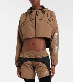 Balenciaga Cropped Taffeta Jacket