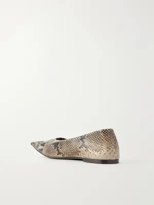 Khaite Pointed-toe Flat Shoes