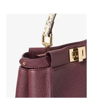 Fendi Top Handle Shoulder Bag - Red