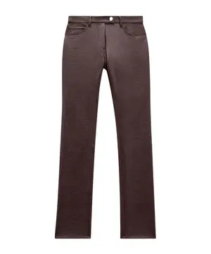 COURREGES Courrèges 5 Pockets Vinyl Effect Pants - Black