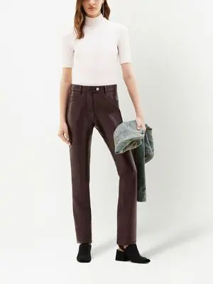 COURREGES Courrèges 5 Pockets Vinyl Effect Pants