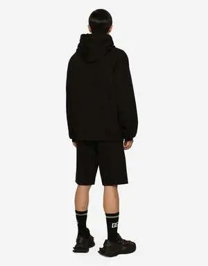 Dolce & Gabbana Motif Embroidered Jersey Jogging Shorts