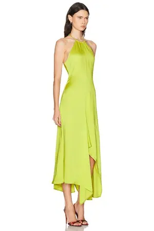 Victoria Beckham Halterneck Draped Dress