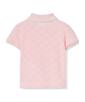 Gucci Baby Gg Cotton Polo Shirt