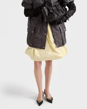 Prada Open Side Patent Leather Pumps