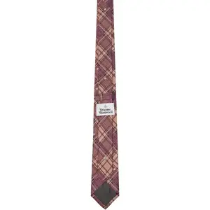 VIVIENNE WESTWOOD Tartan Jacquard Tie