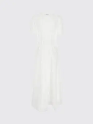 Herno Midi Dress With Drawstring Waist - White