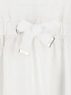 Herno Midi Dress With Drawstring Waist - White