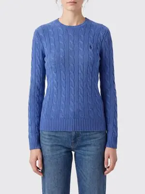 Polo Ralph Lauren Cable Knit Crewneck Sweater - Blue