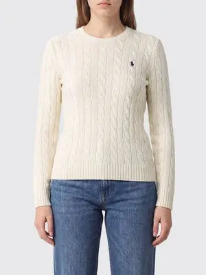Polo Ralph Lauren Polo Ralph Lauren Cable Knit Crewneck Sweater Natural