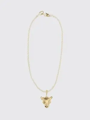 FORTE_FORTE Choker Necklace With Bronze Pendant - Natural