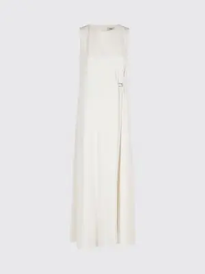 Herno Off-the-shoulder Jersey Midi Tunic Dress - Ivory