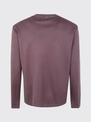 Herno Long-sleeve Crewneck T-shirt In Cotton