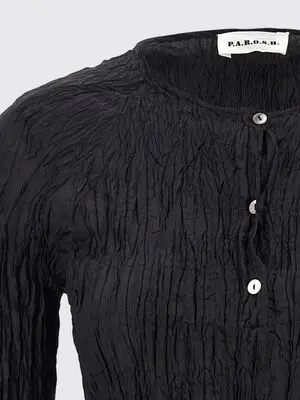 PAROSH Textured Button-up Shirt