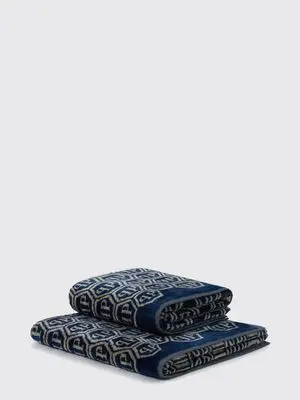 Philipp Plein Bath And Beach Towels Lifestyle - Blue