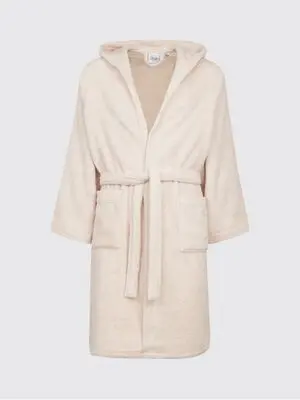 BELLORA Fiocco Hooded Bathrobe In 400 Gsm Cotton Terry Pink