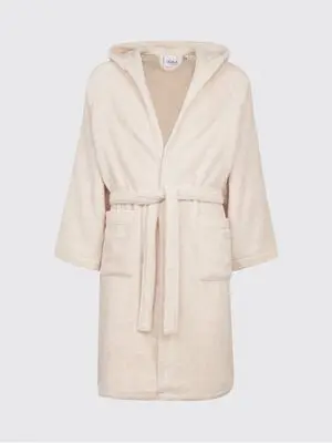 BELLORA Fiocco Hooded Bathrobe In 400 Gsm Cotton Terry - Pink